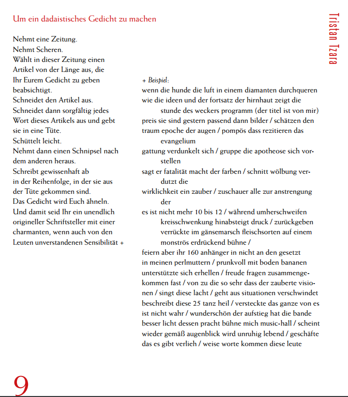 Flarf Poetry - Dada 2.0 - Mahara der Pädagogischen Hochschule Wien